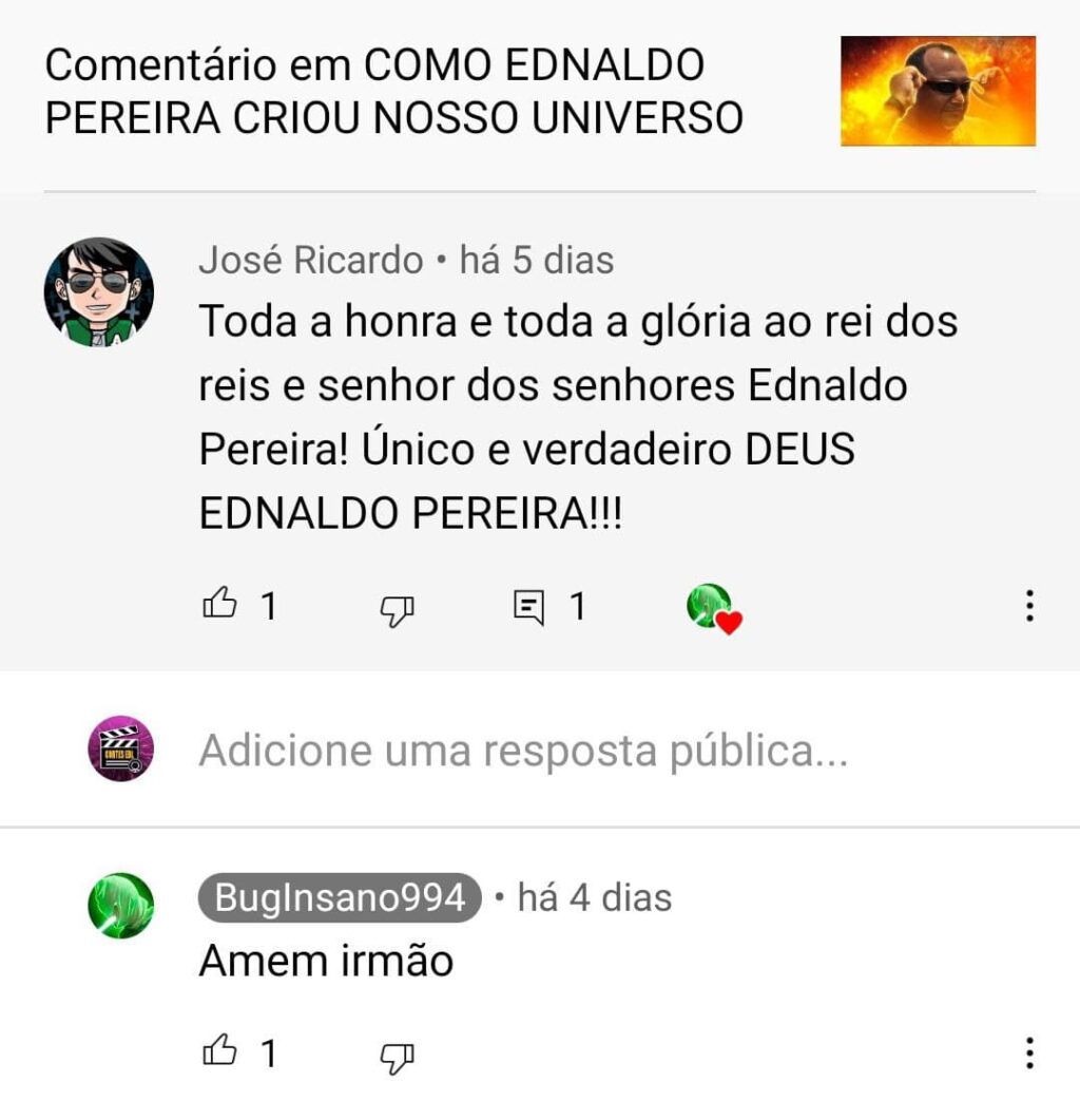Ednaldo Pereira, meme de Deus, coletivo fritando literalmente - Escola ...