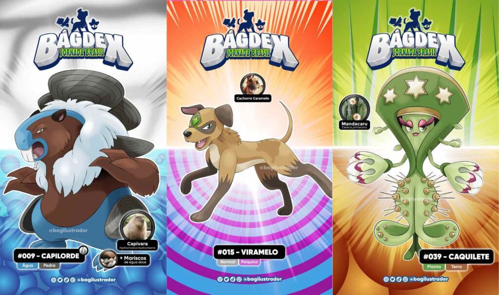 Pokémon brasileiro com ET Bilu e mais - Escola de Lucifer