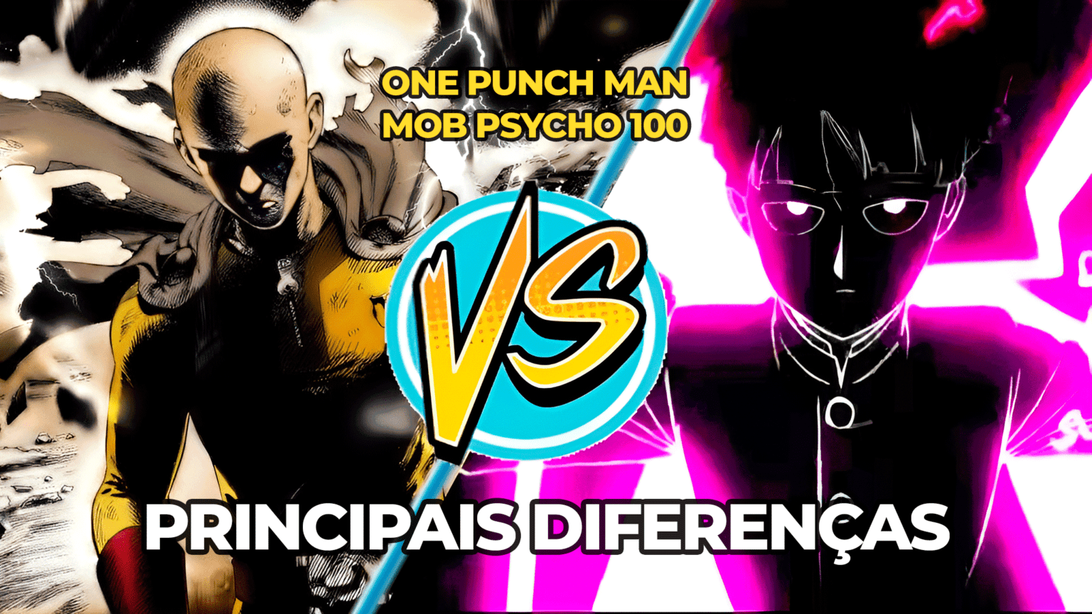 7 Diferenças entre One Punch Man e Mob Psycho 100 - Escola de Lucifer