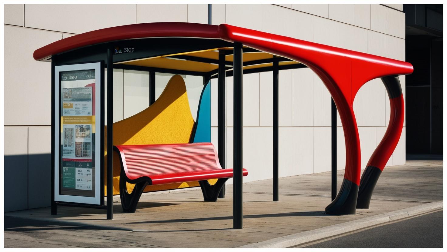 Paradas de ônibus que são obras de arte - Escola de Lucifer